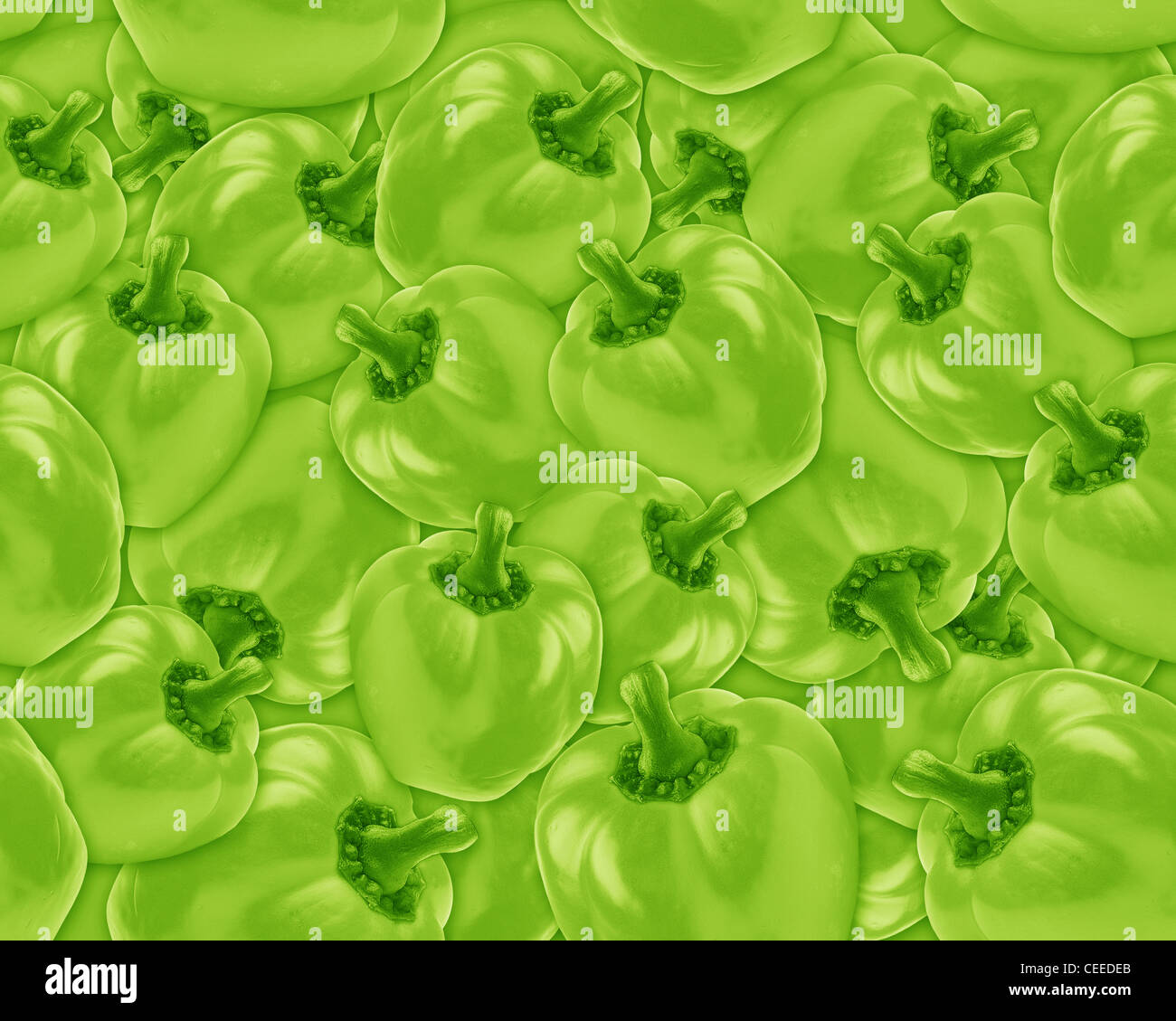Seamless Background of Fresh Green bell pepper Stock Photo - Alamy