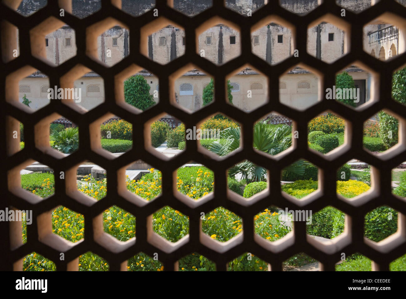 Window in Amber Palace, Jaipur, Rajasthan, India Stock Photo - Alamy