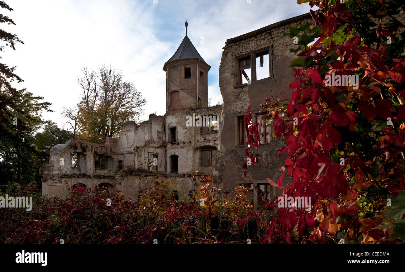 Harbke bei Helmstedt, Schloßpark Stock Photo - Alamy