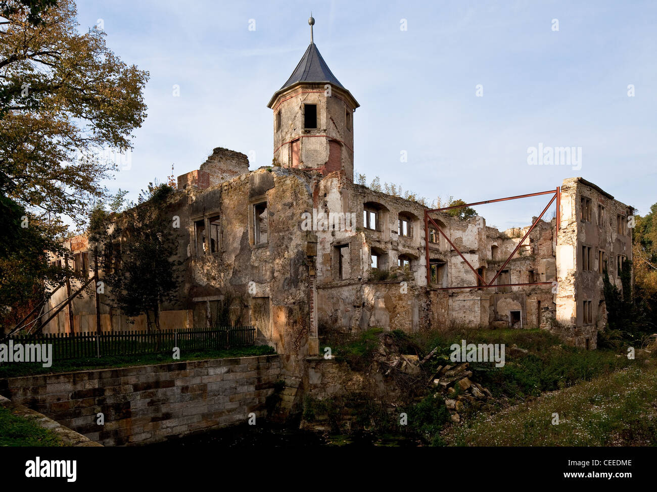 Harbke bei Helmstedt, Schloßpark Stock Photo - Alamy