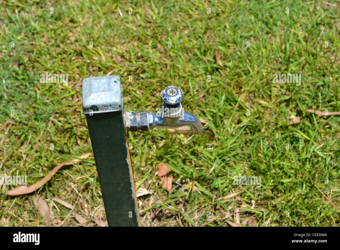 A water tap at a park (faucet Stock Photo - Alamy