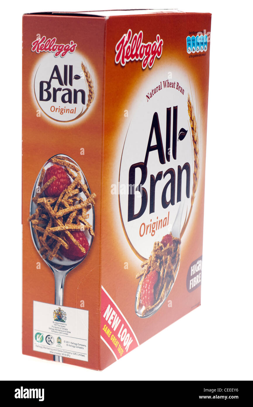Box of Kelloggs All Bran Stock Photo - Alamy