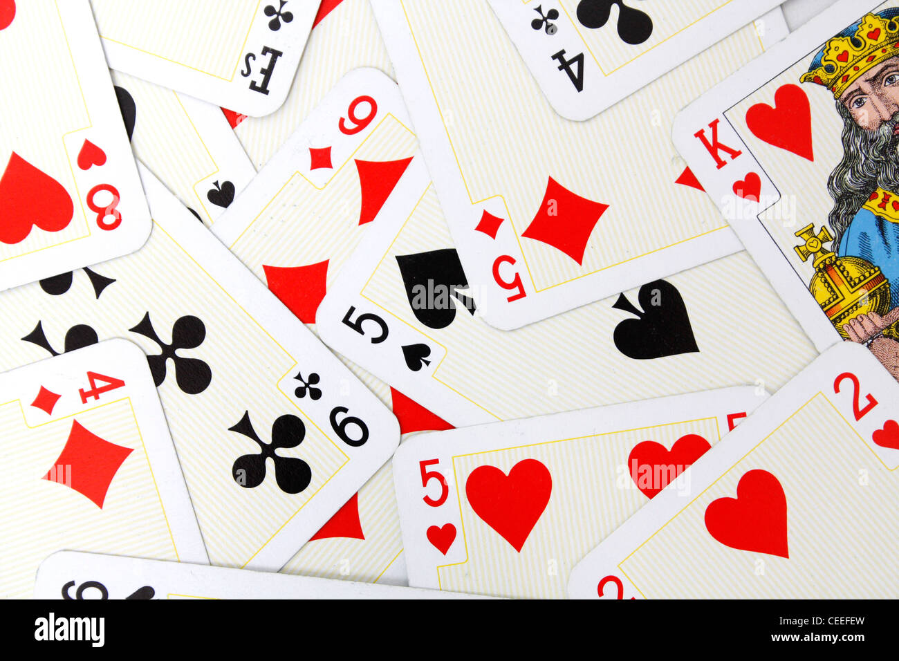 Playing cards wallpaper hi-res stock photography and images - Alamy