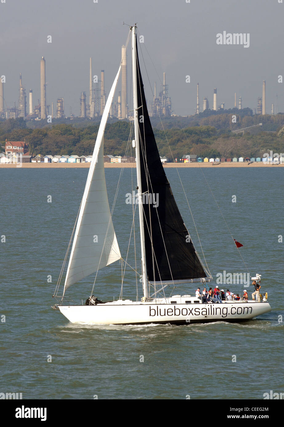 Blue Box Sailing's Clipper 60 racing yacht 'Taeping' in the Solent ...
