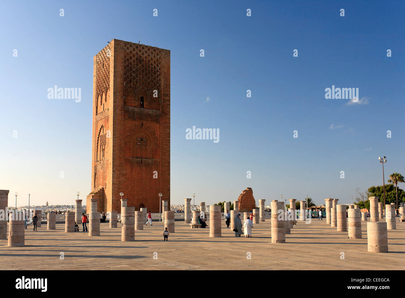 Morocco, Rabat, Hassan Tower Stock Photo - Alamy
