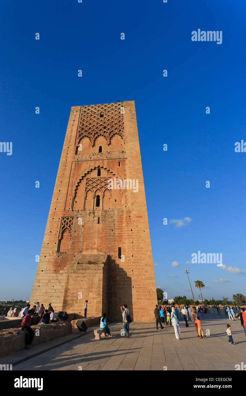 Morocco, Rabat, Hassan Tower Stock Photo - Alamy