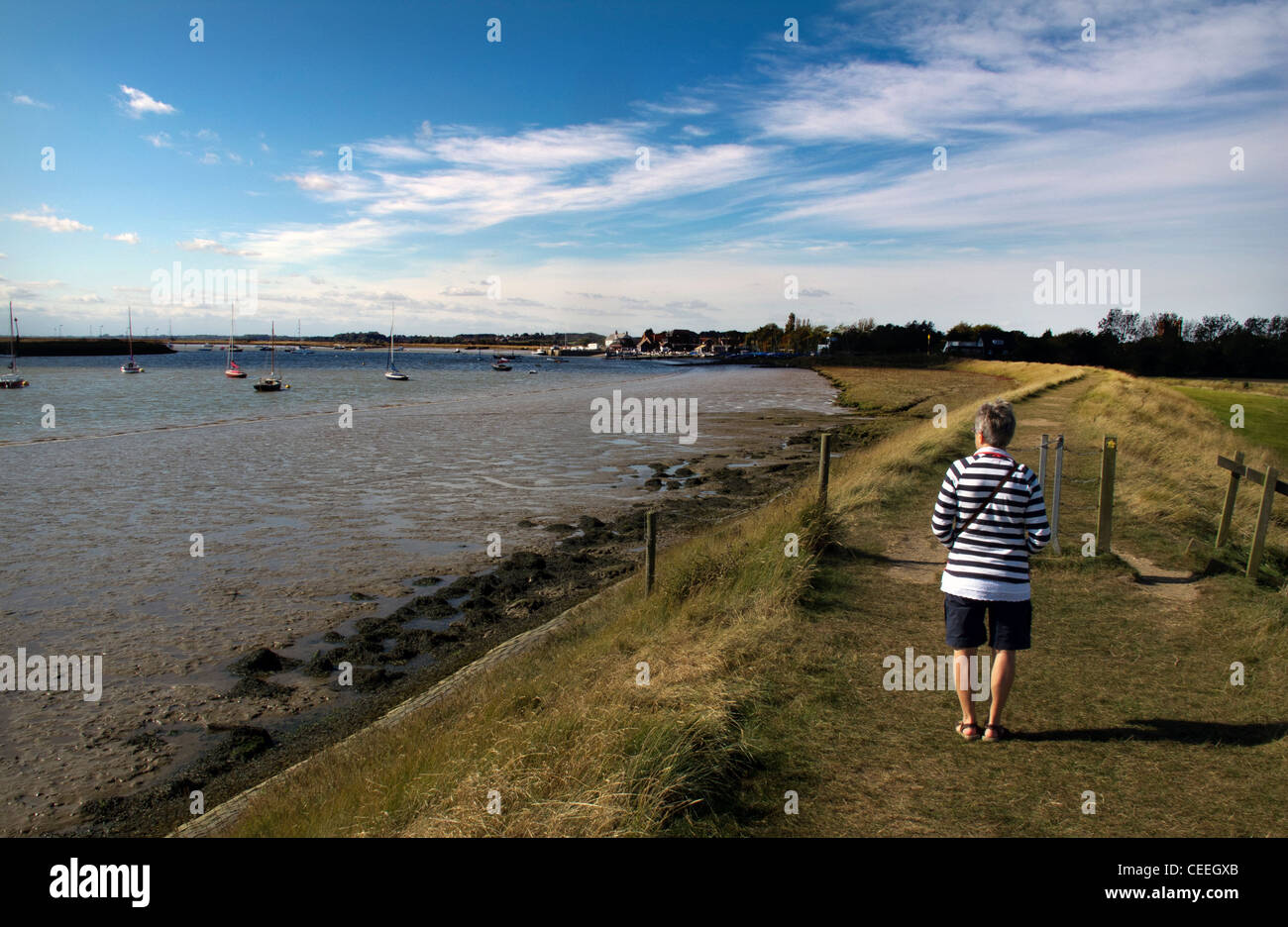 river deben at orfordness suffolk england Stock Photo - Alamy