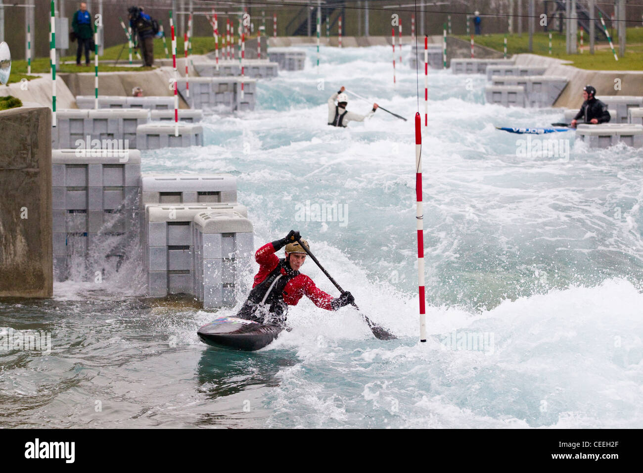 Lee Valley, White Water Centre which will host the 2012 Olympic Canoe ...