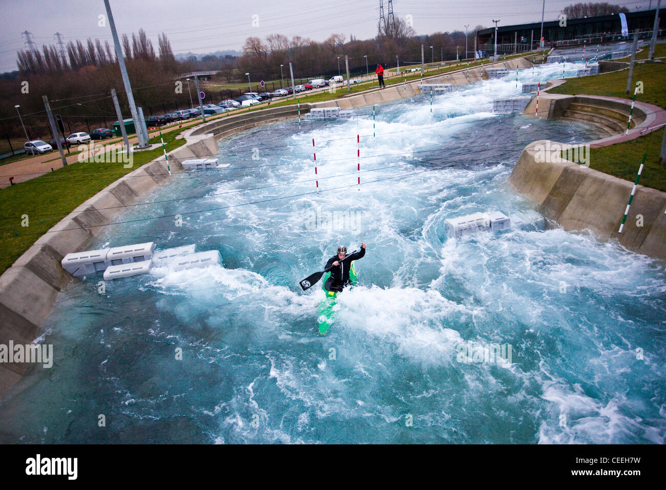 Lee Valley, White Water Centre which will host the 2012 Olympic Canoe ...