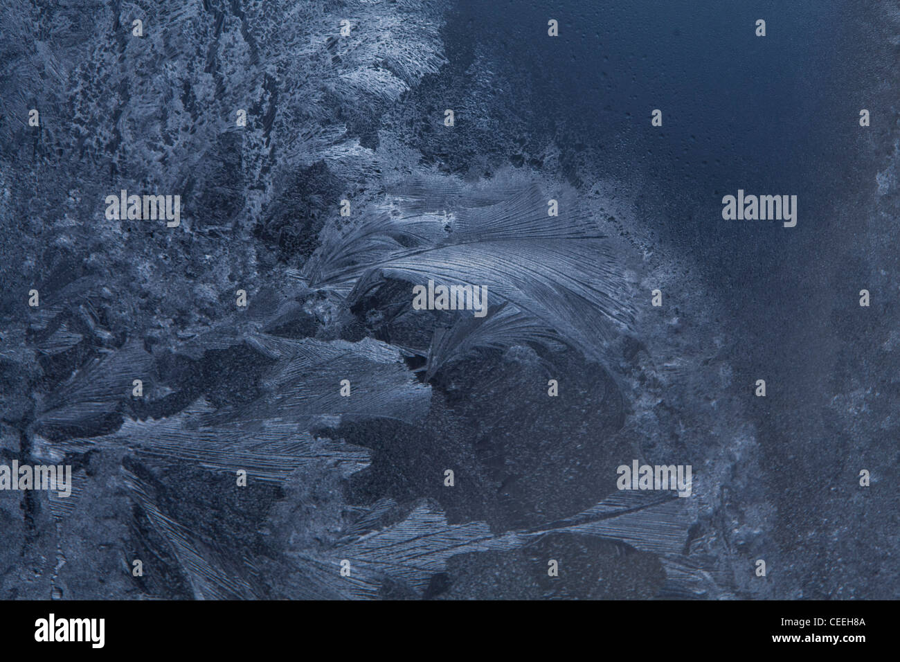 frost patterns, ice, freeze, winter, window Stock Photo - Alamy