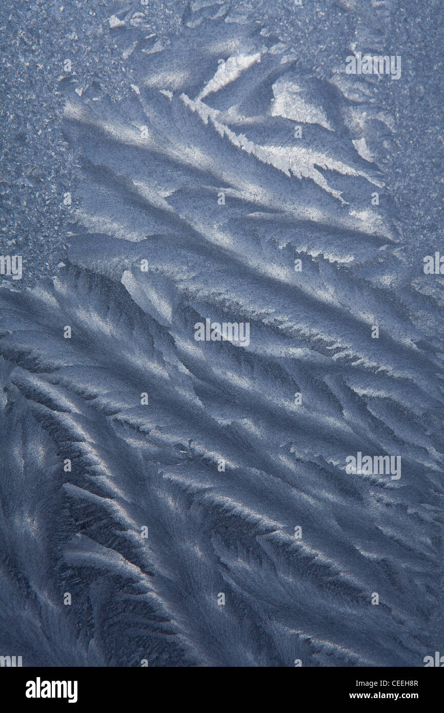 frost patterns, ice, freeze, winter, window Stock Photo - Alamy