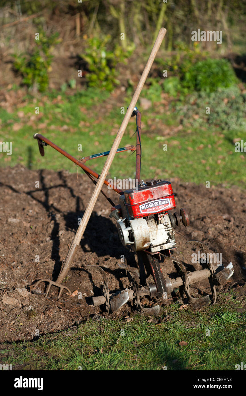 Old rotavator hi-res stock photography and images - Alamy