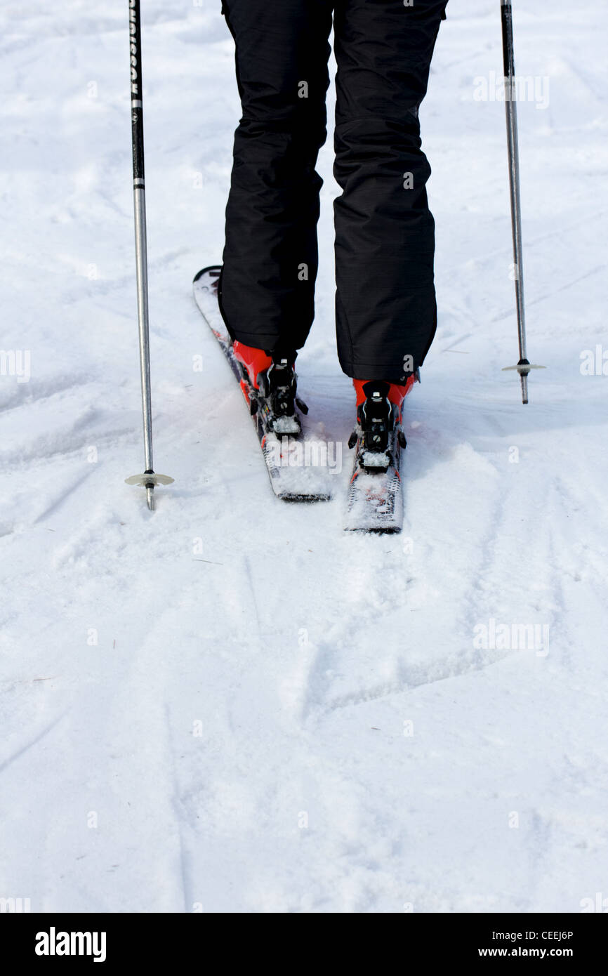 Woman skier on slopes hi-res stock photography and images - Alamy