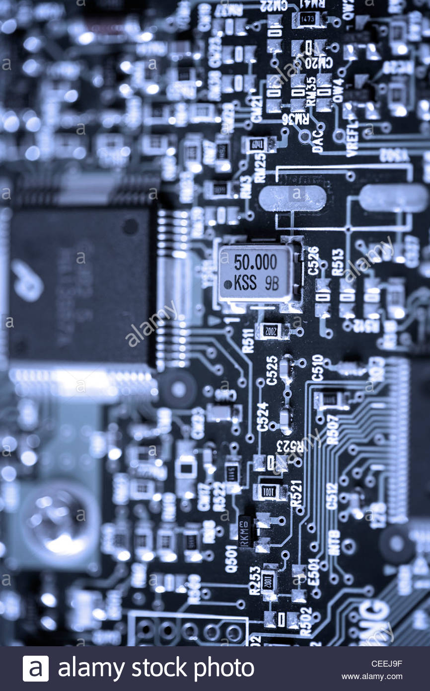Blue Pcb Board High Resolution Stock Photography and Images - Alamy