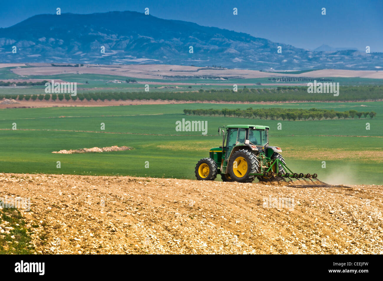 Farmer tractor spain hi-res stock photography and images - Alamy