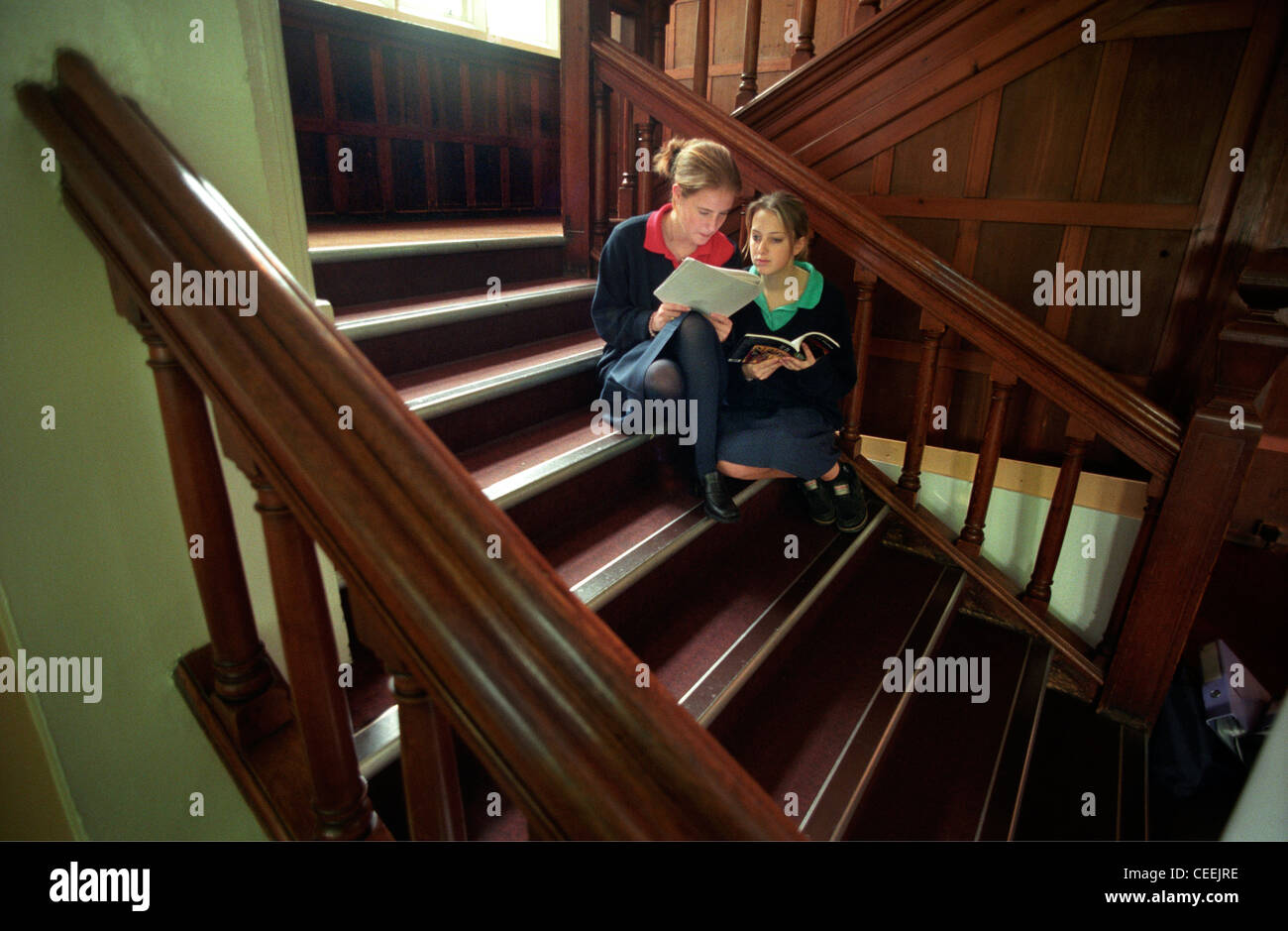 Girls boarding school uniform uk hi-res stock photography and images ...