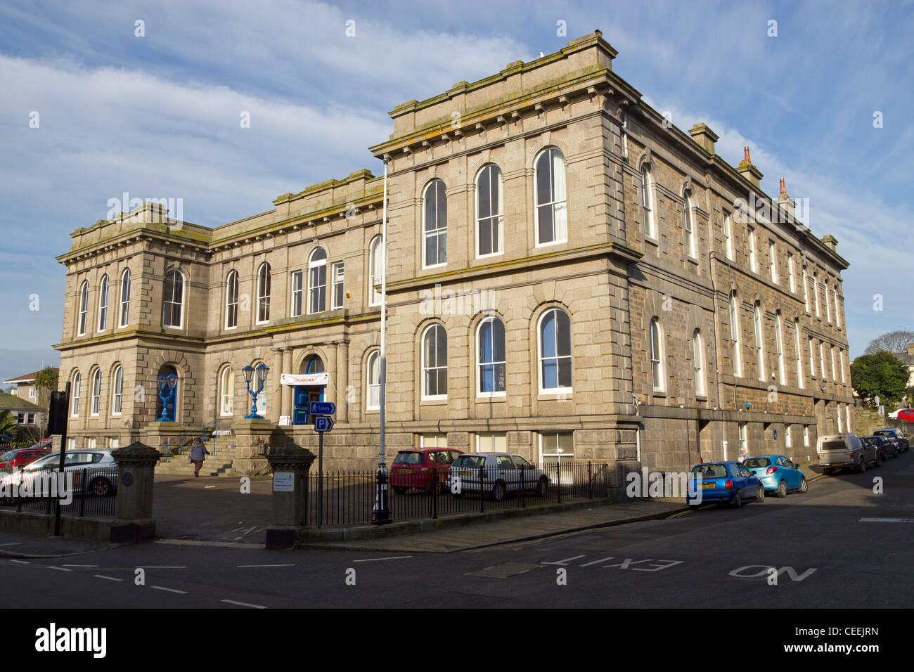 St. John's Hall in Penzance, Cornwall UK Stock Photo - Alamy