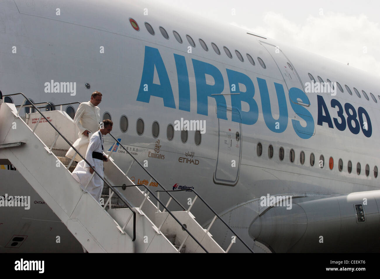 A380 stairs hi-res stock photography and images - Alamy