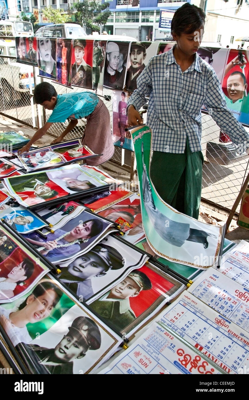 Myanmar travel poster hi-res stock photography and images - Alamy