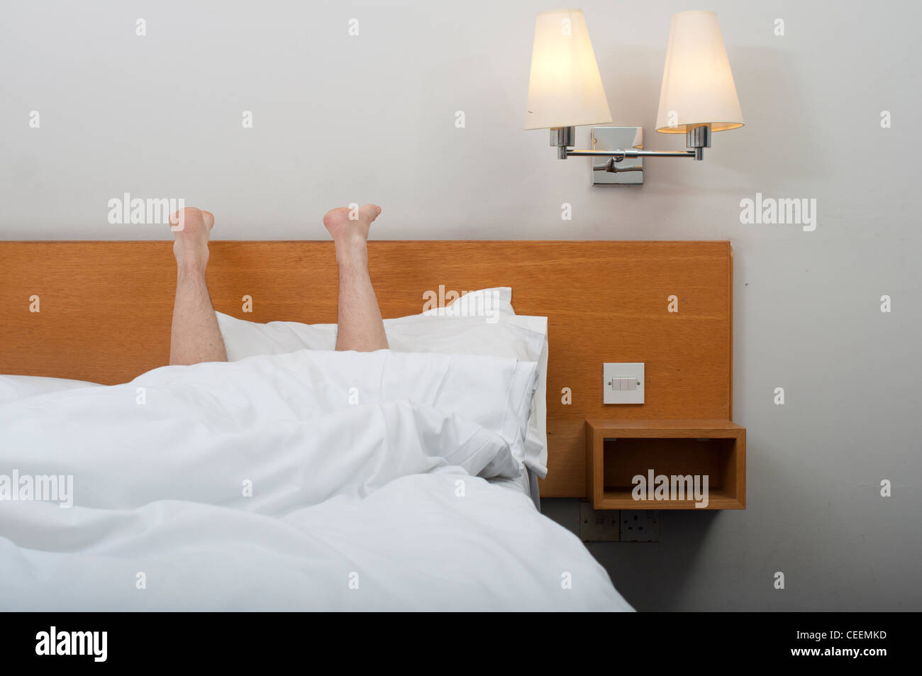 Man Hiding Under The Bed