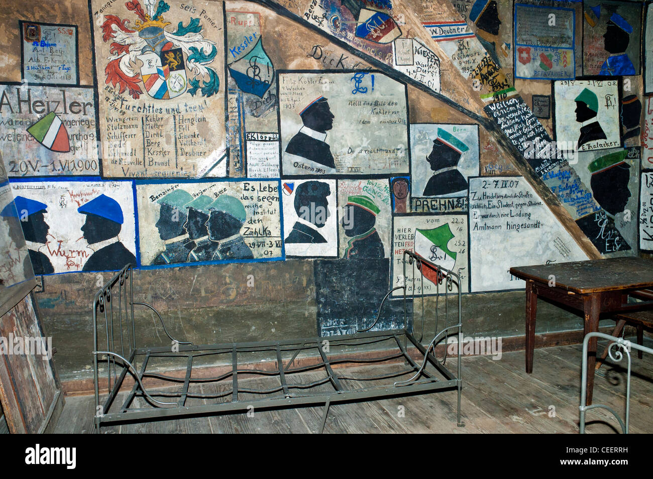 The Students Prison (Studentenkarzer), Heidelberg, Germany Stock Photo ...