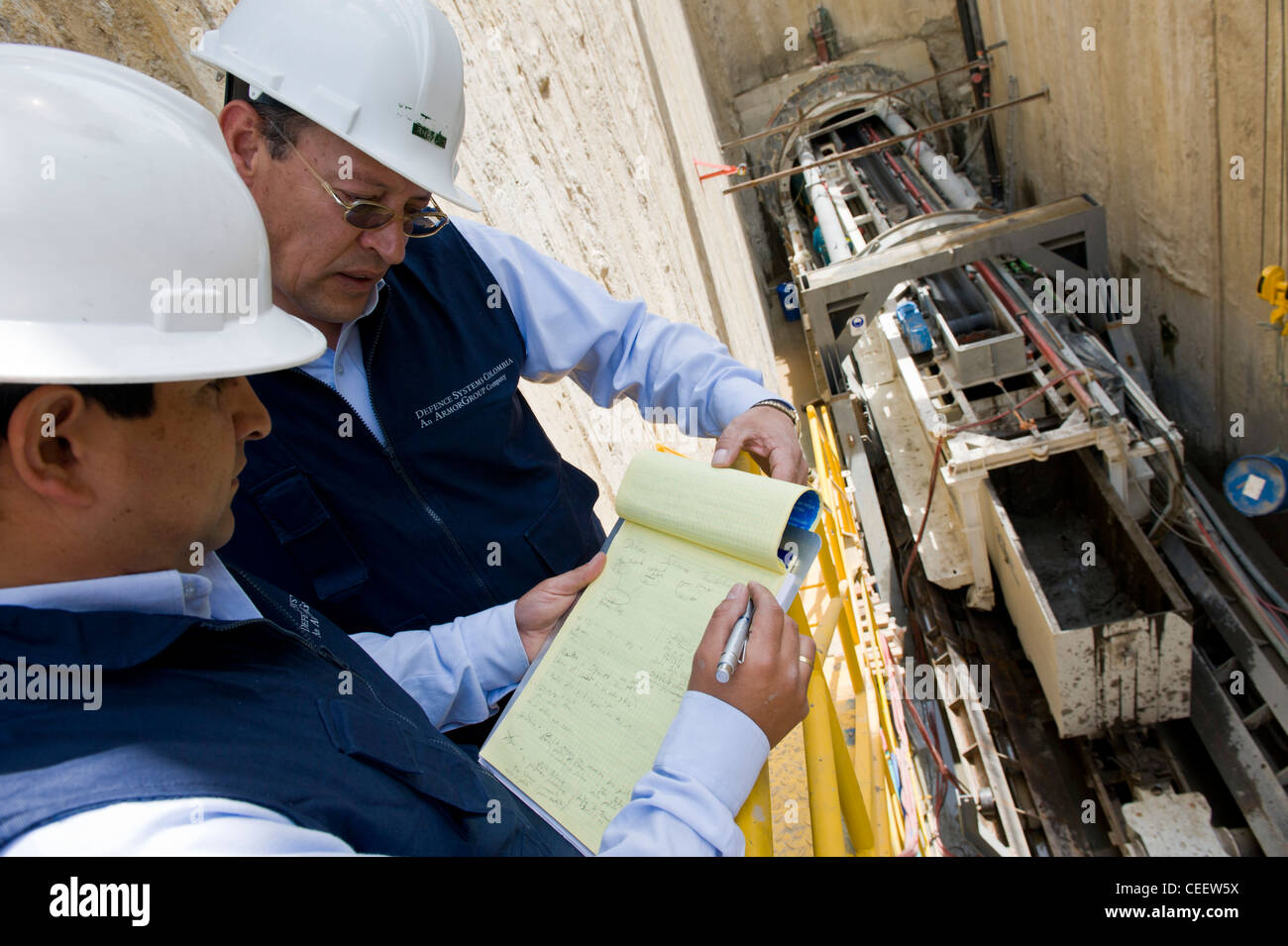Security guards at work around Bogota, Columbia Stock Photo - Alamy