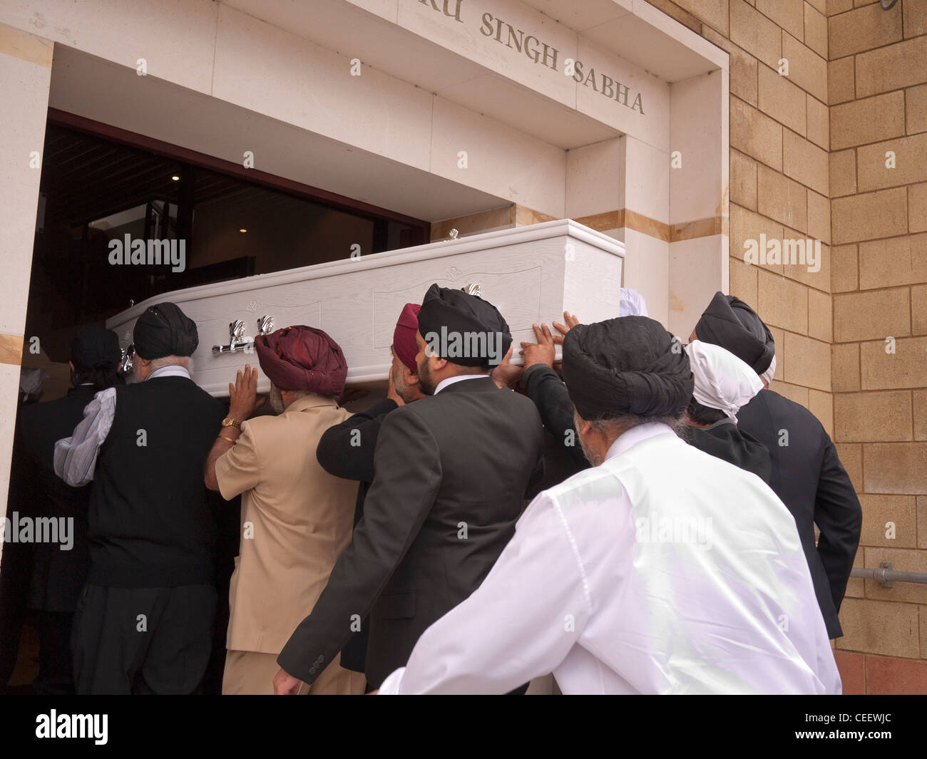 Sikh funeral gurdwara hi-res stock photography and images - Alamy
