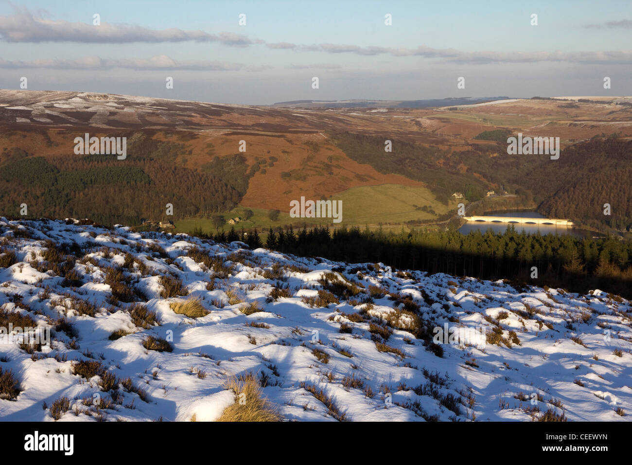 view from win hill peak district derbyshire england Stock Photo - Alamy