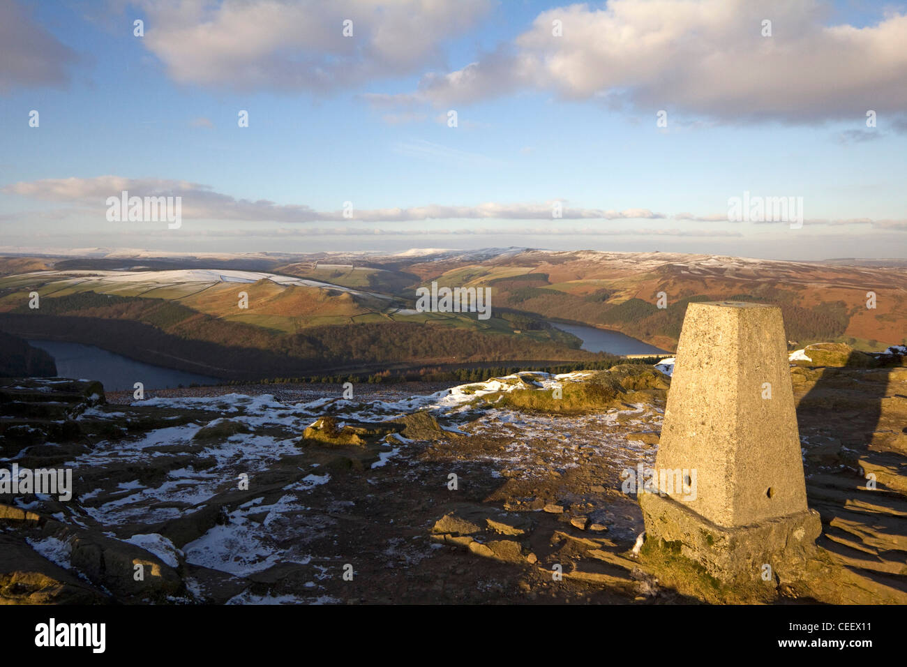 view from win hill peak district derbyshire england Stock Photo - Alamy