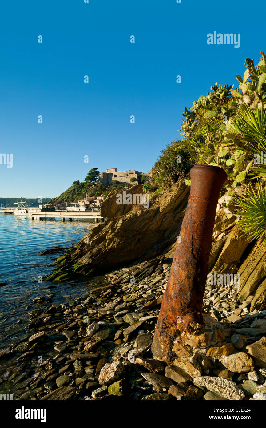 Port Cros Island, Var, Provence, France Stock Photo - Alamy