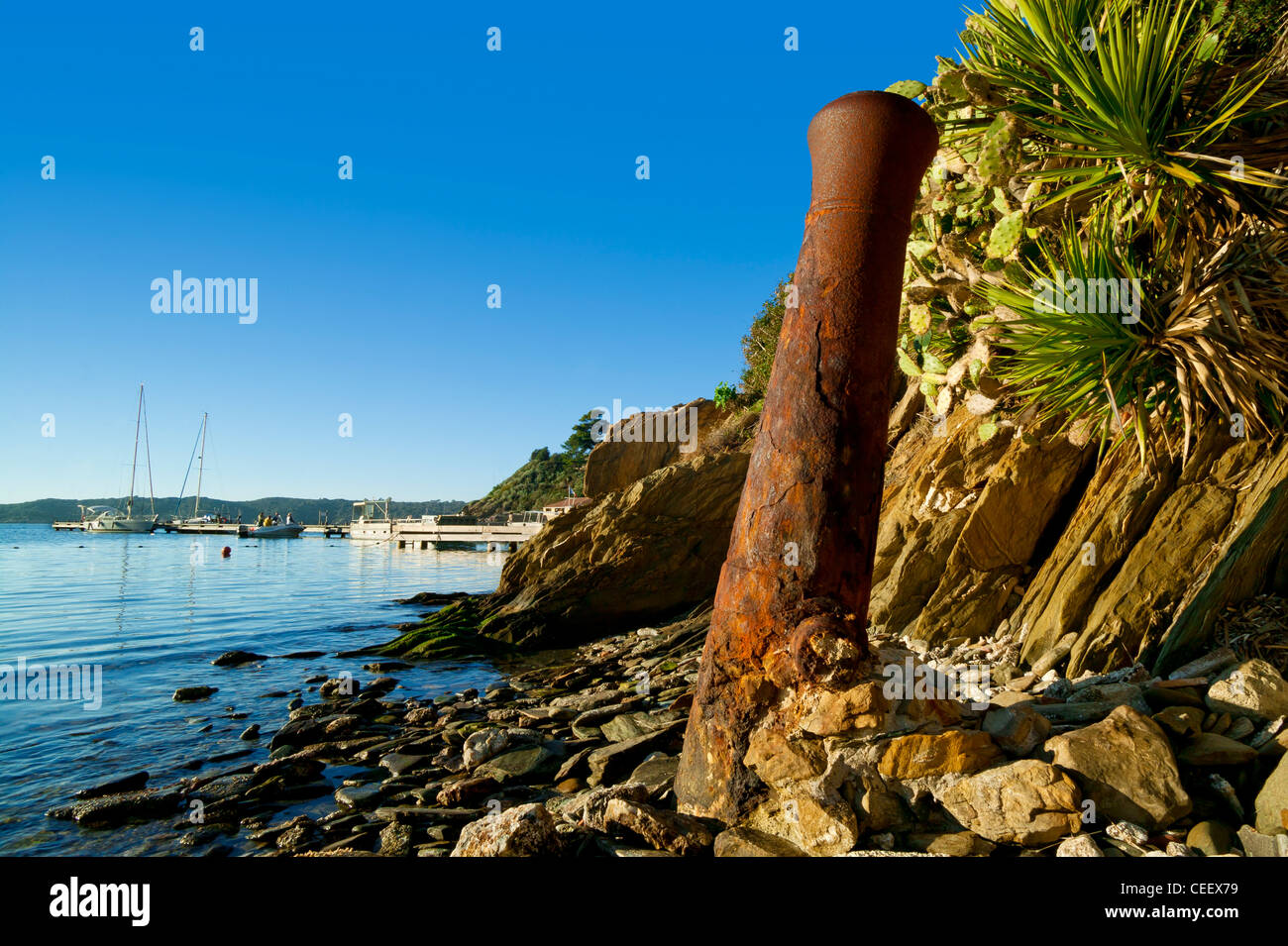 Port Cros Island, Var, Provence, France Stock Photo - Alamy