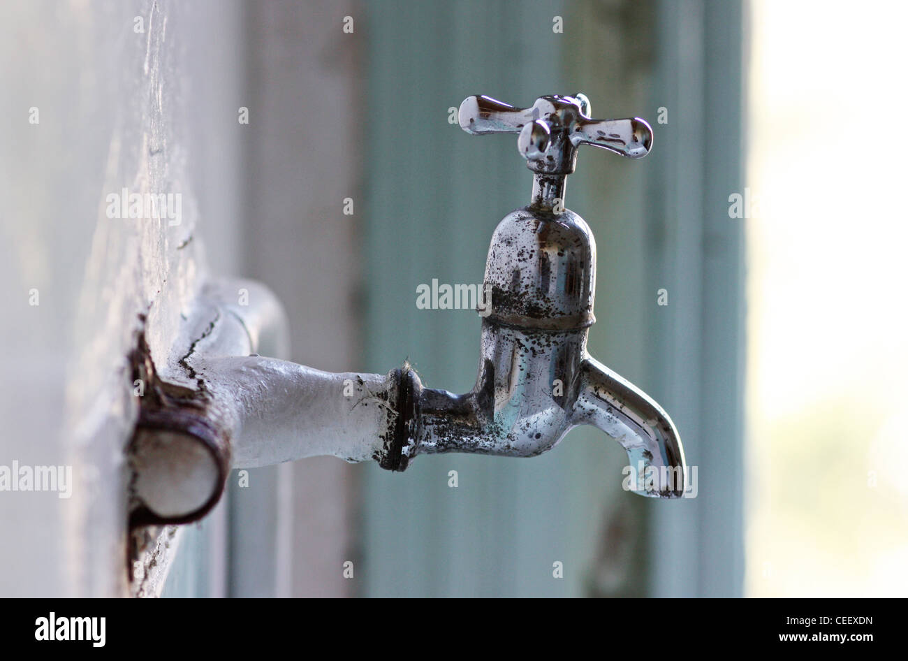 Old rusty tap Stock Photo - Alamy