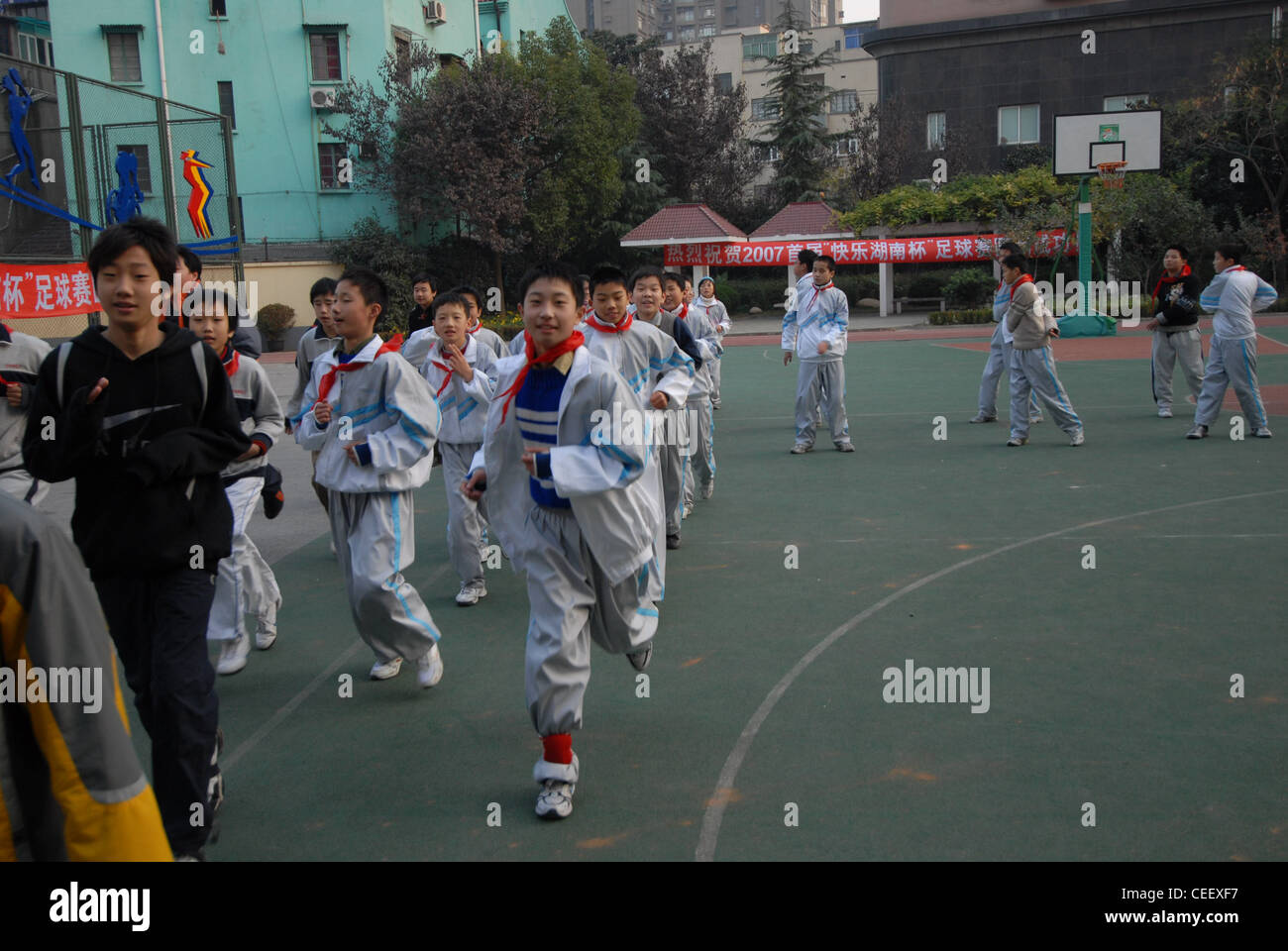 Shanghai school uniform hi-res stock photography and images - Alamy