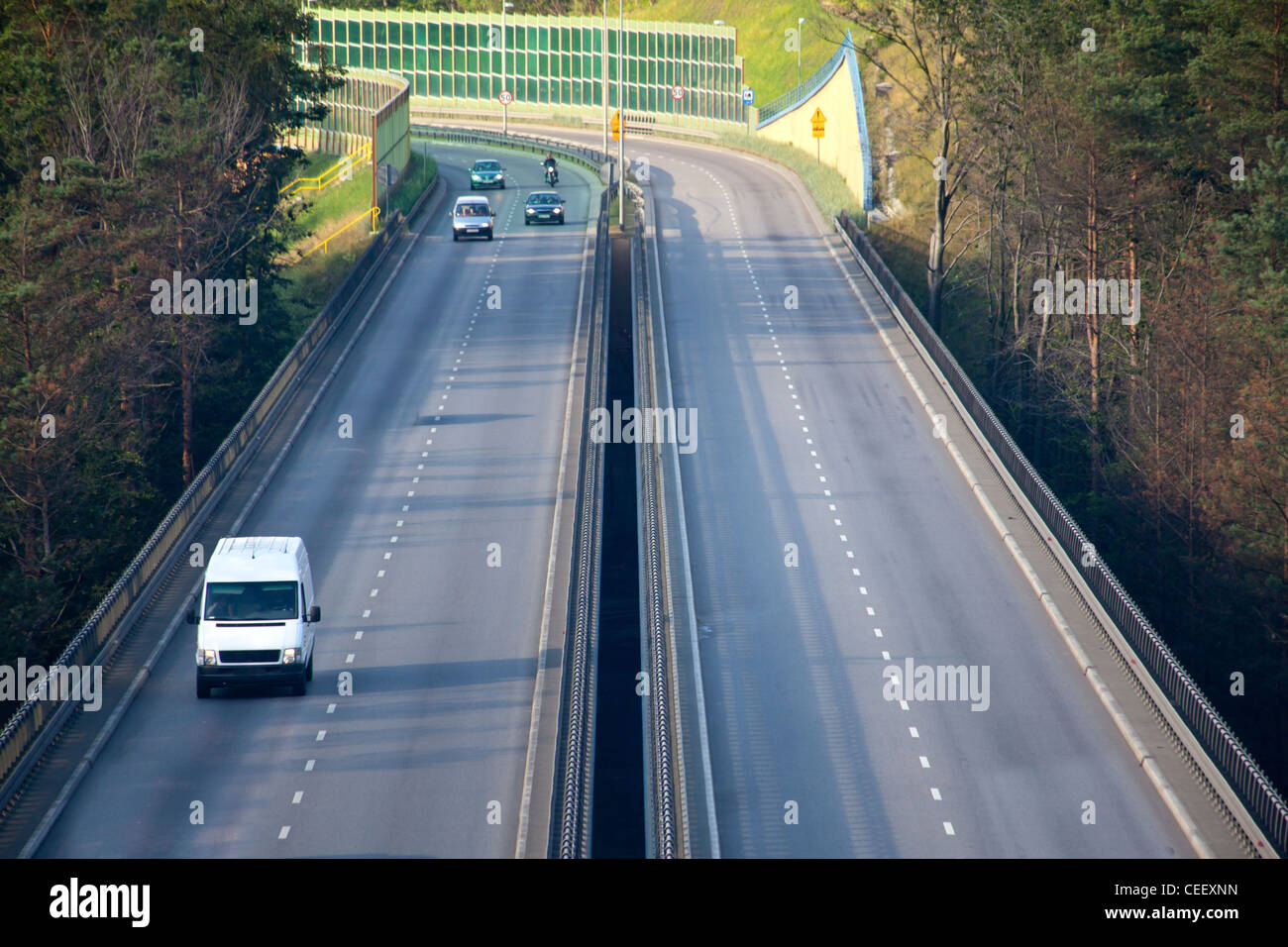 Road highway motorway lane hi-res stock photography and images - Alamy