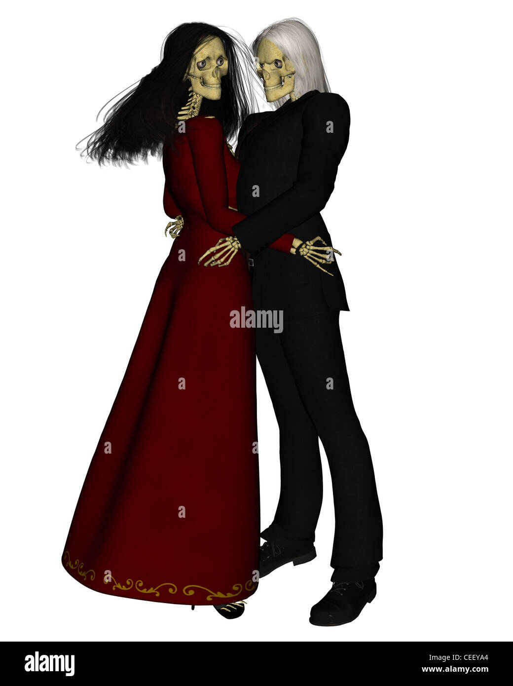Skeleton couple hi-res stock photography and images - Alamy