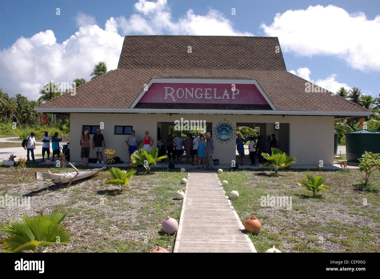 Rongelap Airport, Rongelap Atoll, Marshall Islands Stock Photo - Alamy