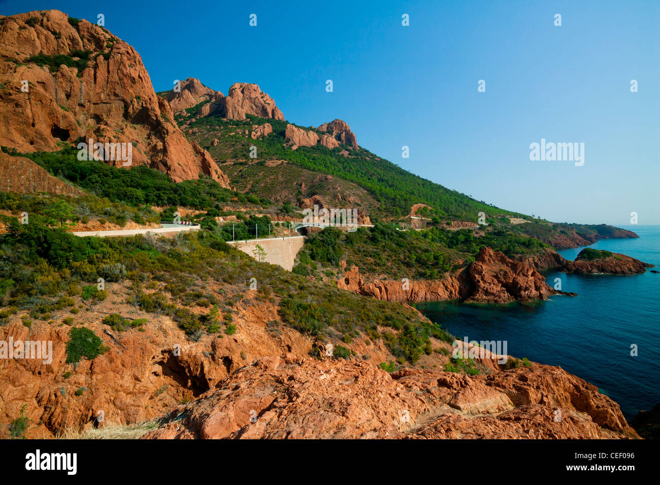 Esterel Massif, French Riviera, France Stock Photo - Alamy