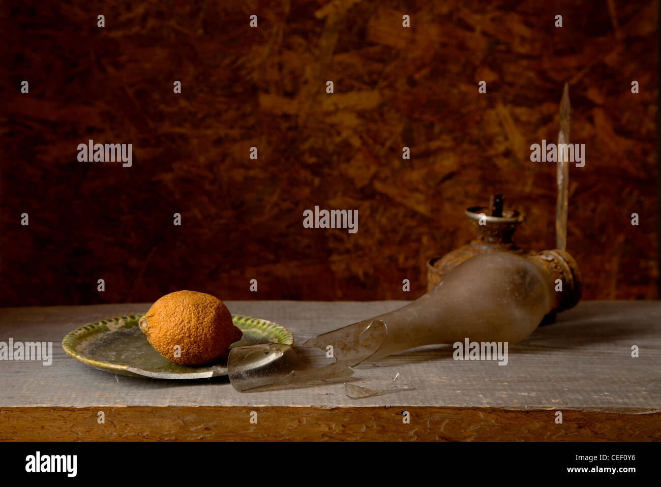 Still-life with old things on a table Stock Photo - Alamy