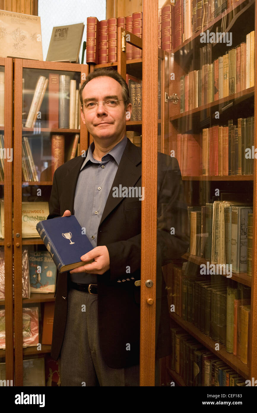 Nigel Williams at his bookshop where he sells rare books and first ...