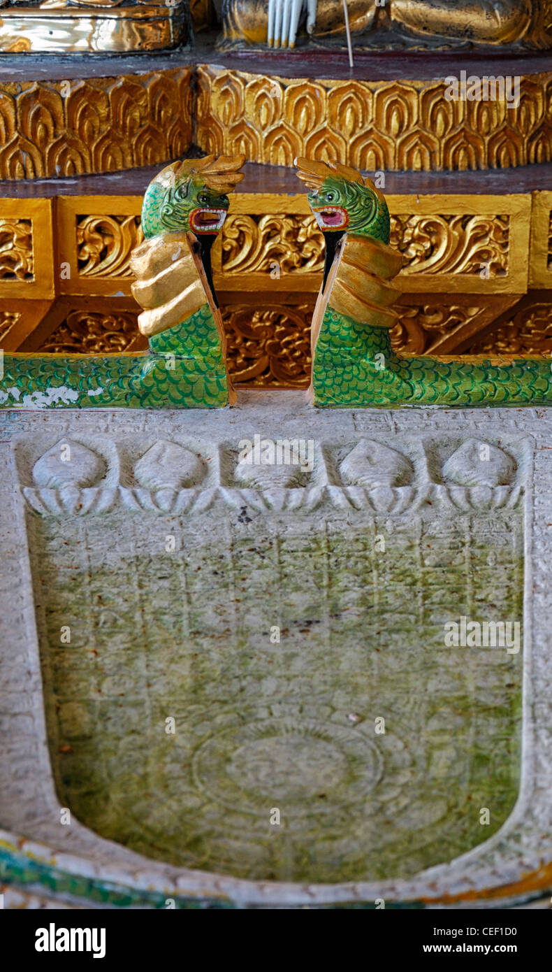 snake decoration buddhist shrine buddhism Shwedagon Pagoda Myanmar ...