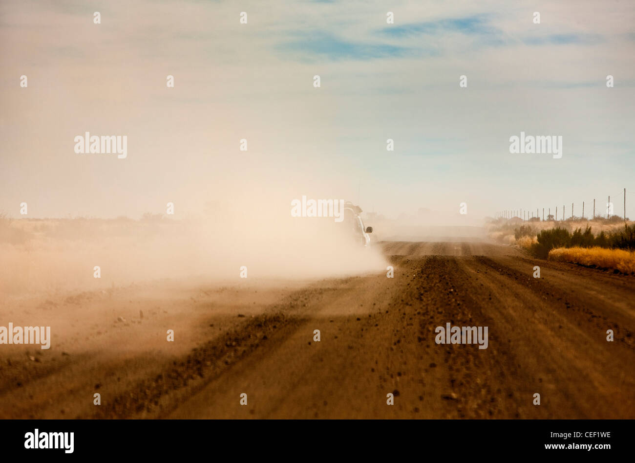 Driving on Namibia's unmade roads Stock Photo - Alamy