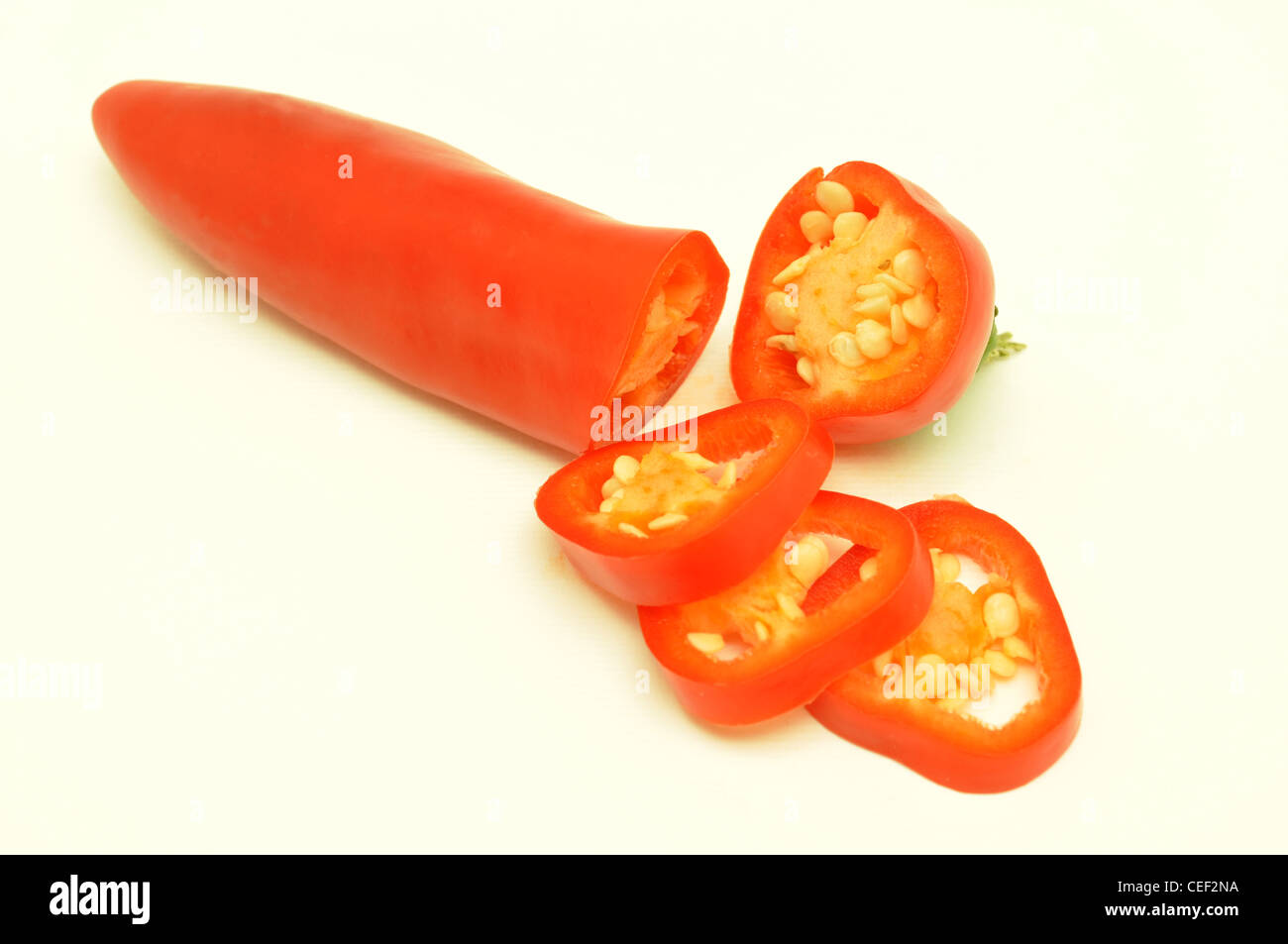 Chopped chili pepper Stock Photo - Alamy