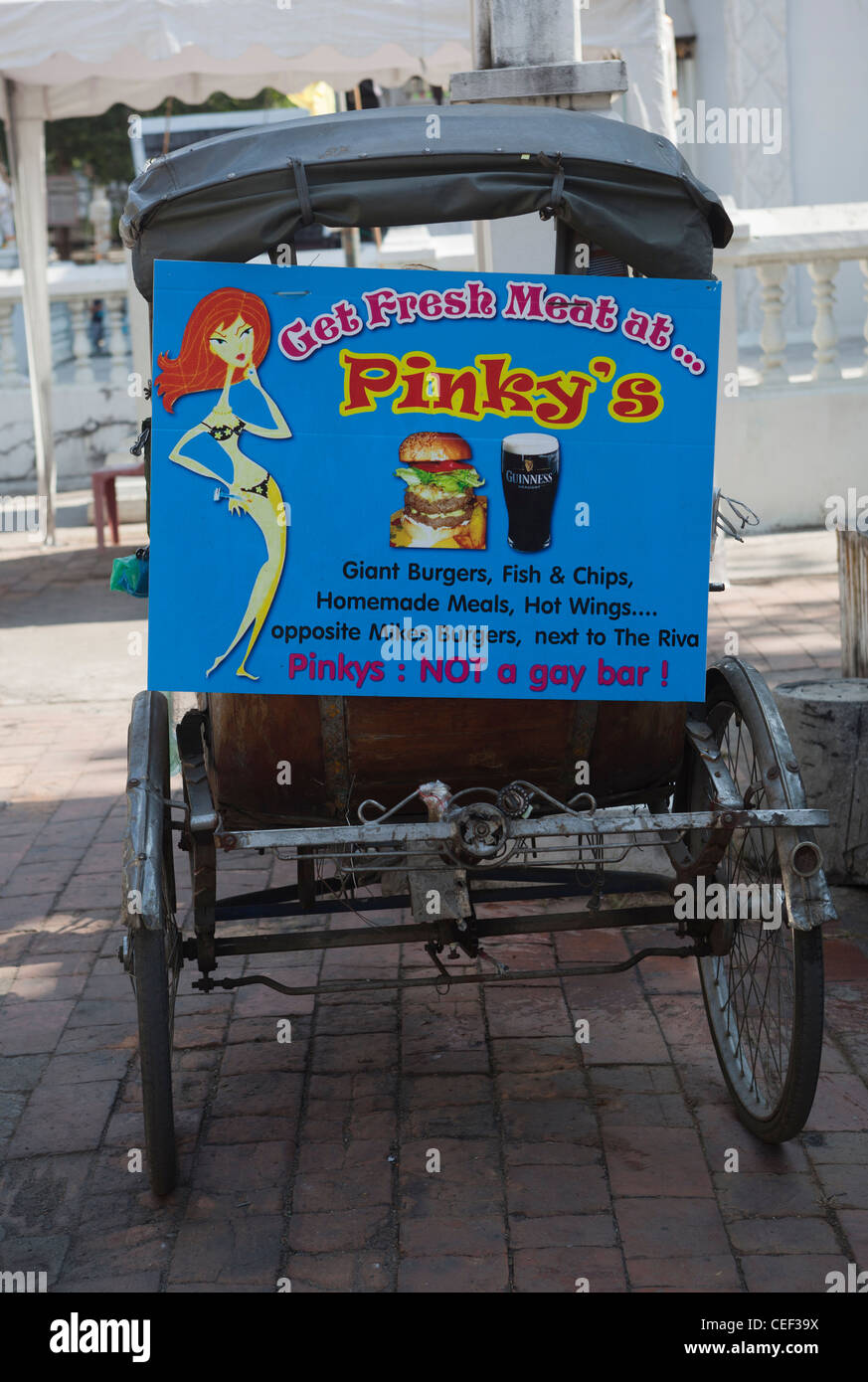 Trishaw rickshaw hi-res stock photography and images - Alamy