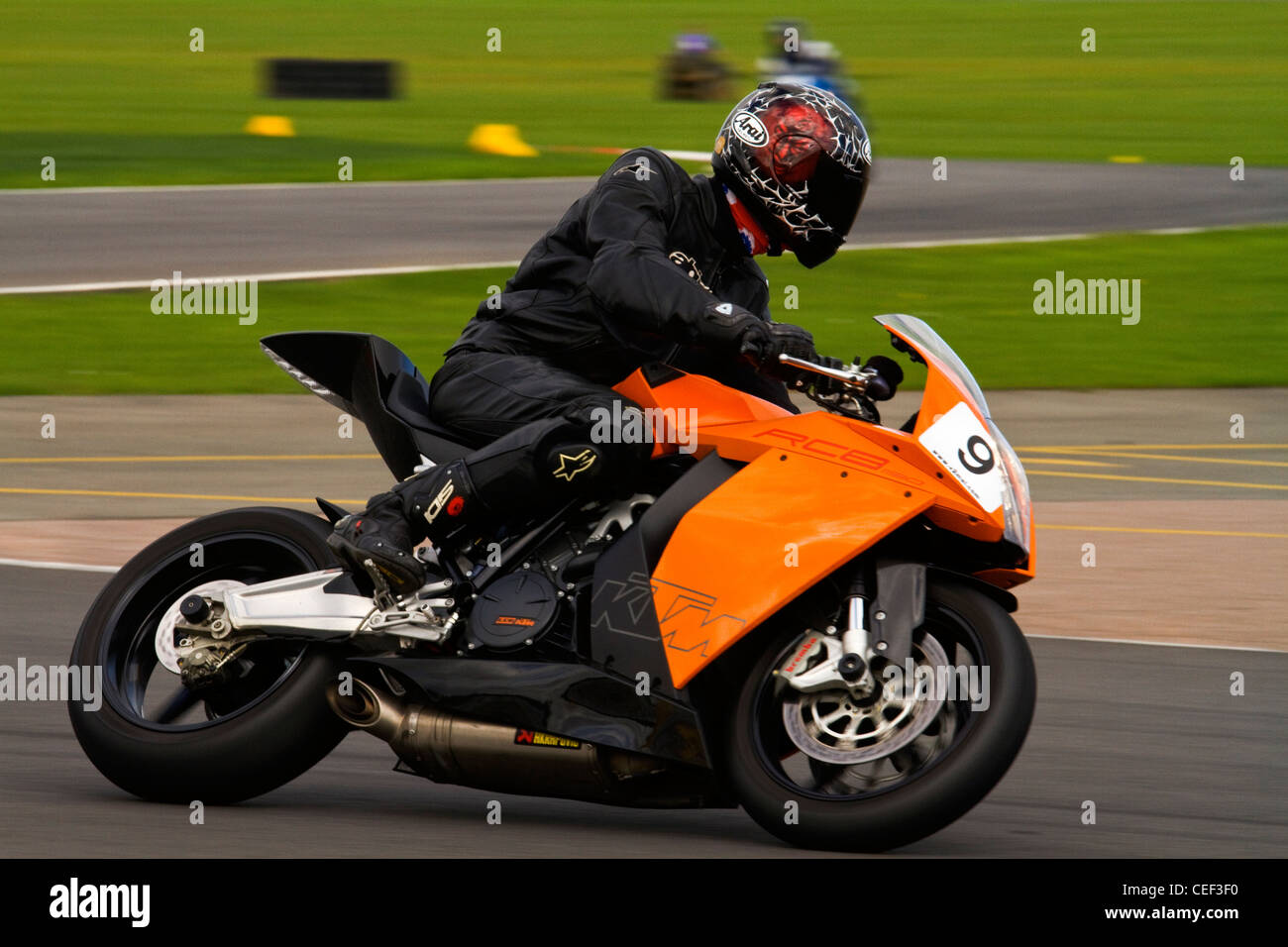 A photograph of a KTM RC8 Motorcycle on a track day Stock Photo - Alamy
