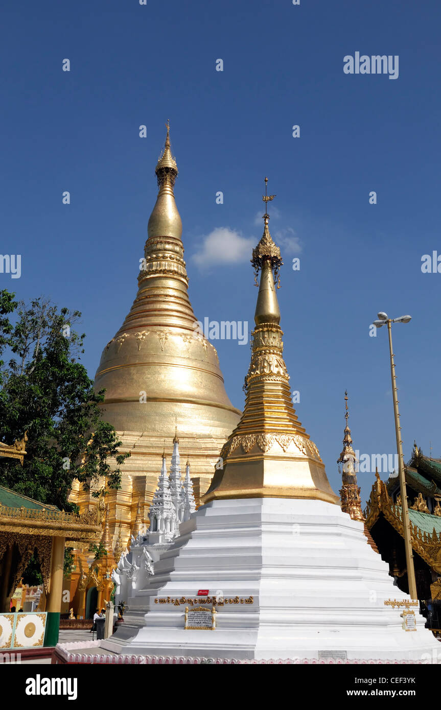 white gold golden top topped stupa stupas buddhist shrine buddhism ...