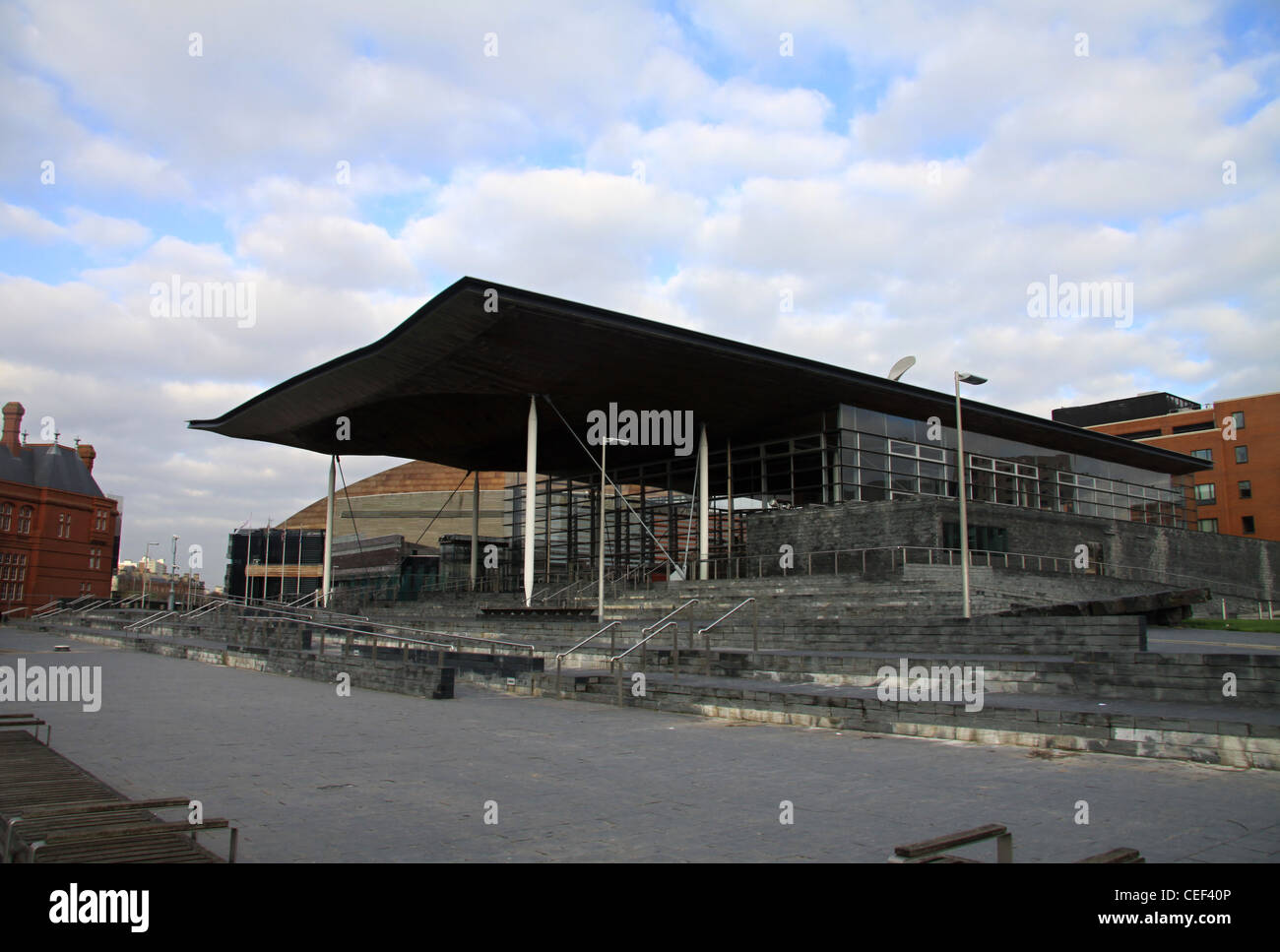 Welsh parliament cardiff hi-res stock photography and images - Alamy