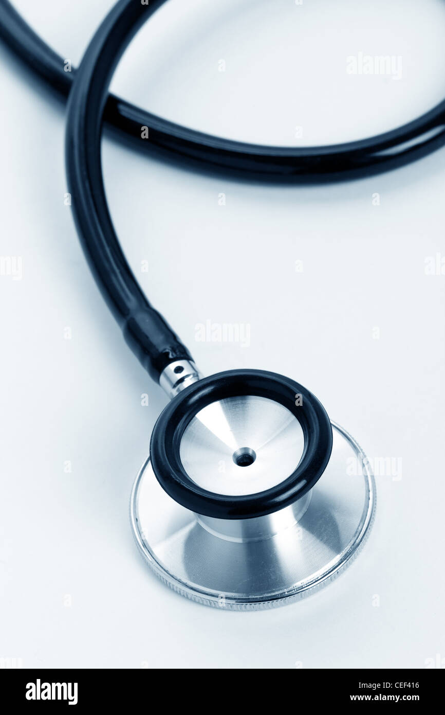 Medical Stethoscope close up shot Stock Photo - Alamy
