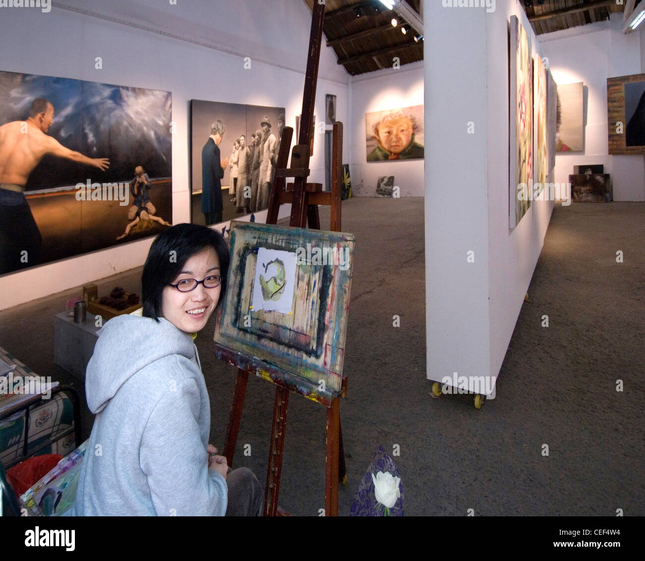 Shanghai M50 Moganshan road art centre Stock Photo - Alamy