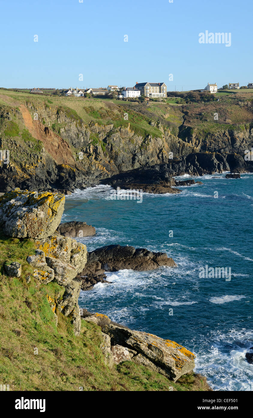 Housel Bay on the Lizard Peninsular in Cornwall, Uk. The Housel Bay ...