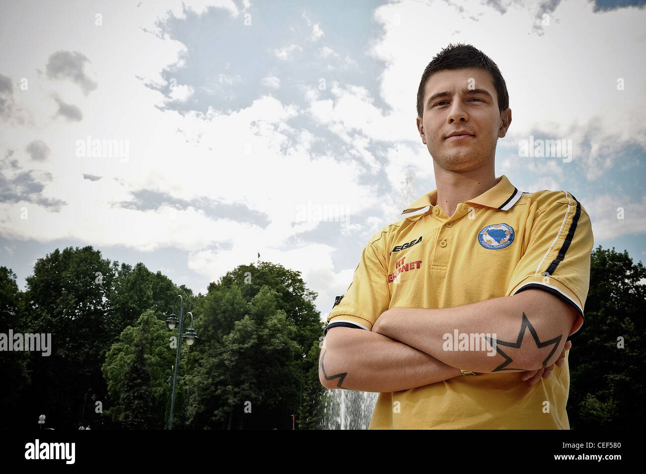 A Bosnian football (soccer) player Semir Stilic Stock Photo - Alamy